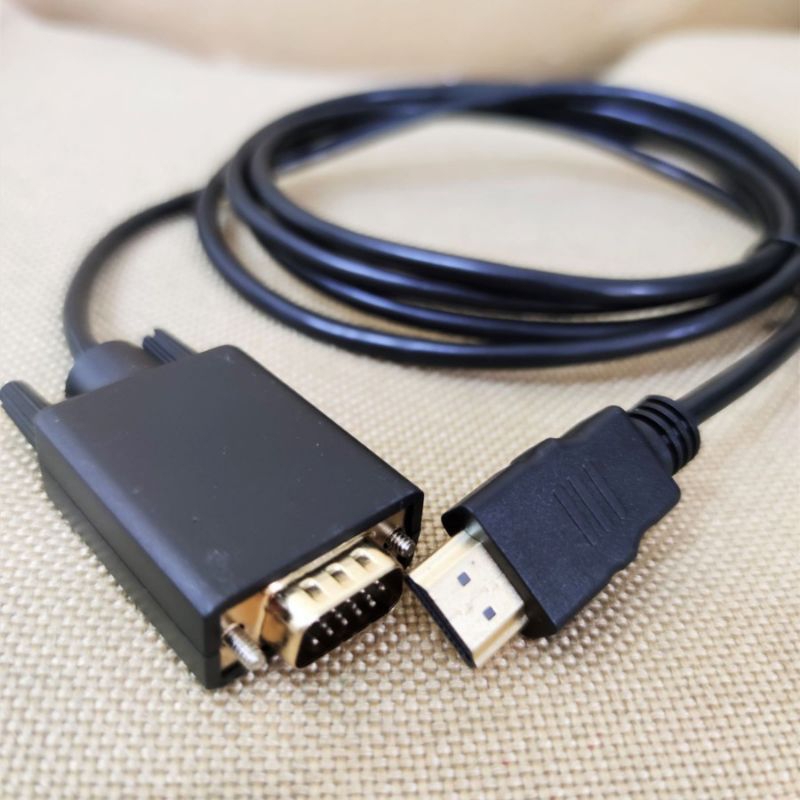 Jual KABEL HDMI TO VGA 2 METER/KABEL DHTV KE VGA 2METER | Shopee Indonesia