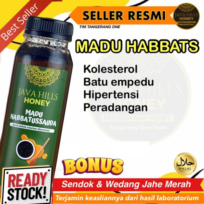 Jual madu habbatussauda java hills honey ukuran 320 gram / madu herbal ...