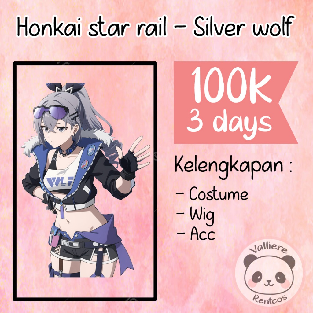Jual Rental kostum Honkai star rail Silver wolf | Shopee Indonesia