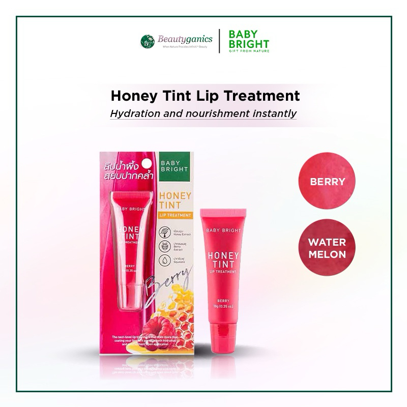 Jual Beautyganics Honey Tint Lip Treatment 10g Baby Bright | Shopee ...