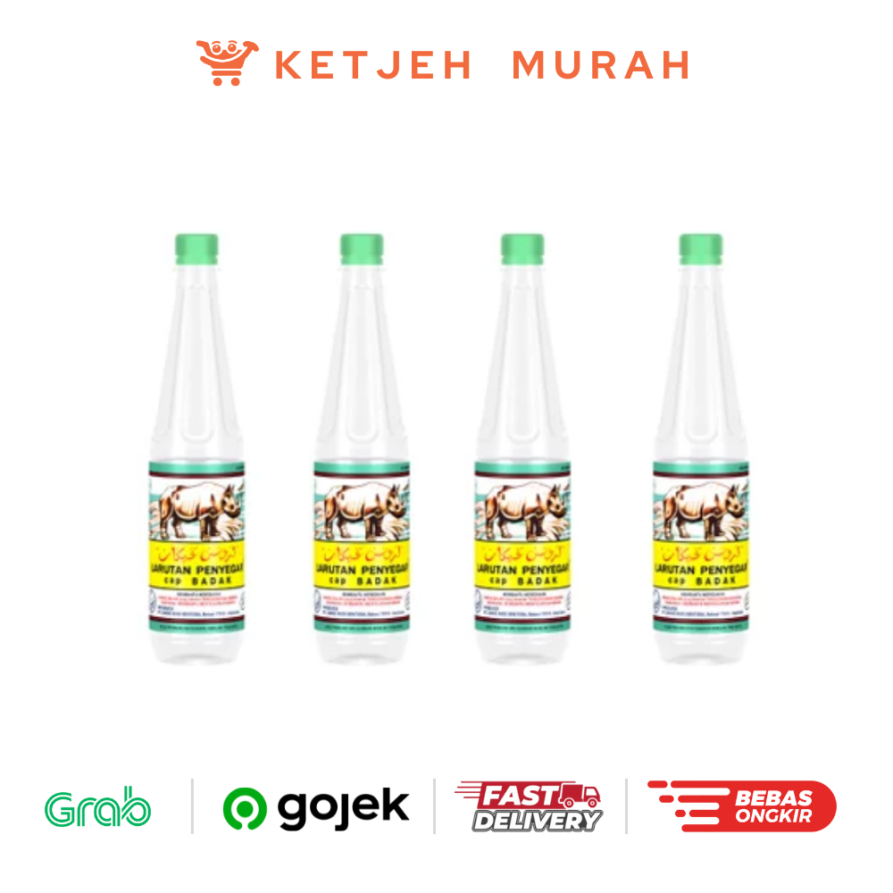 Jual Larutan Penyegar Cap Badak 500 ML 1 Pak isi 4 Botol | Shopee Indonesia