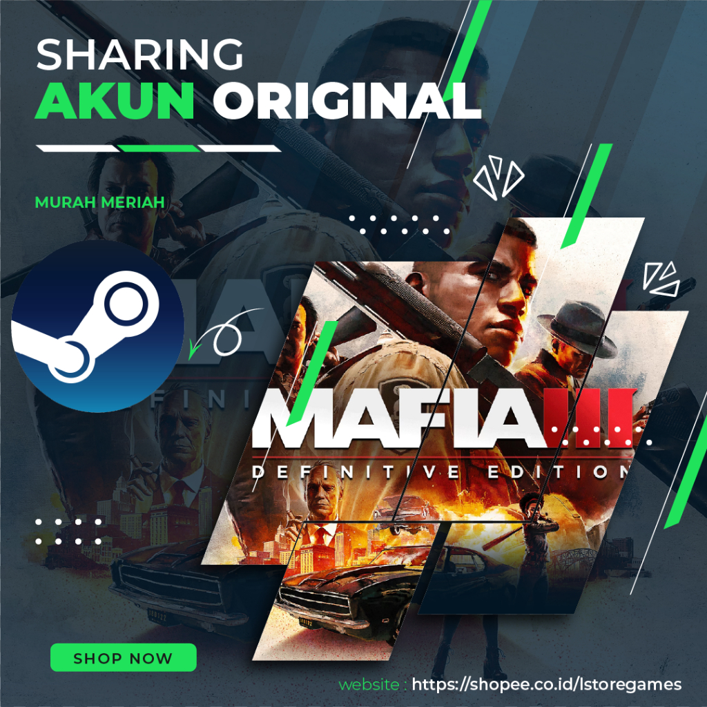 Jual Mafia III: Definitive Edition PC Sharing Original Offline | Shopee ...
