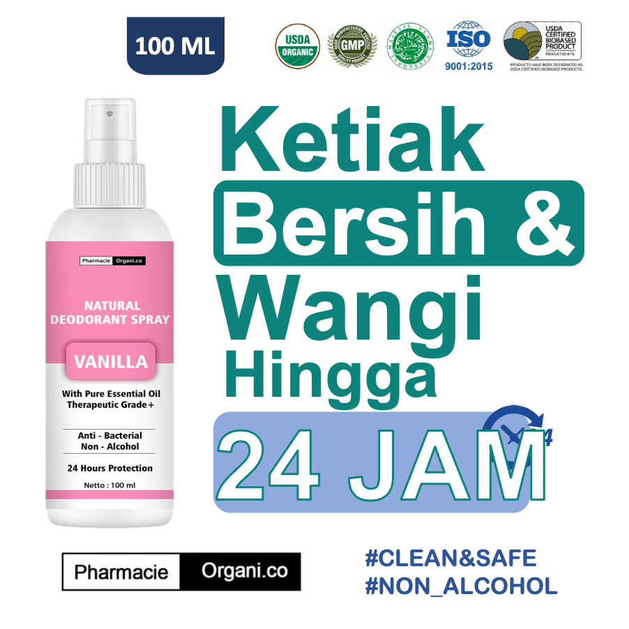 Jual DEODORANT TAWAS SPRAY WITH ESSENTIAL OIL PENGHILANG BAU BADAN ...