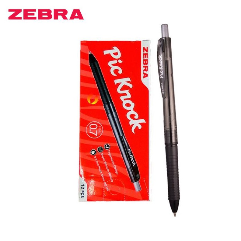 Jual LUAR BIASA Pulpen Zebra Pic Knock Clicker 7mm Harga Per Lusin ...