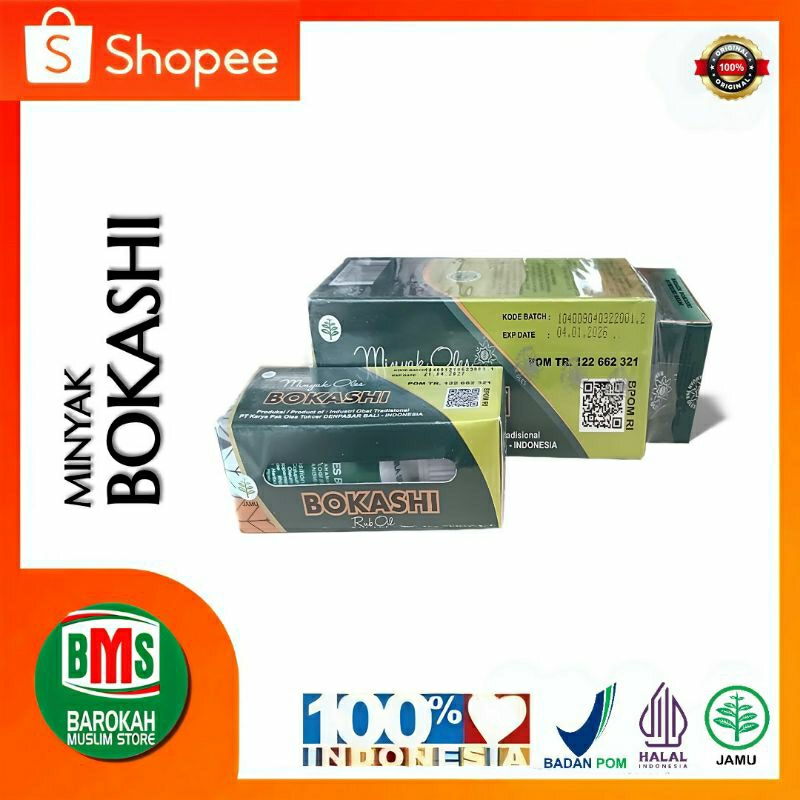 Jual Minyak Oles BOKASHI 35/140ml | Shopee Indonesia