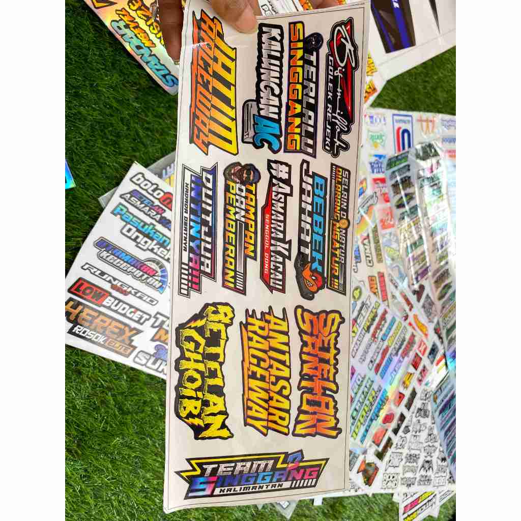 Jual STICKER PACK KATA KATA VIRAL GLOSSY / STICKER KATA-KATA TERBARU ...