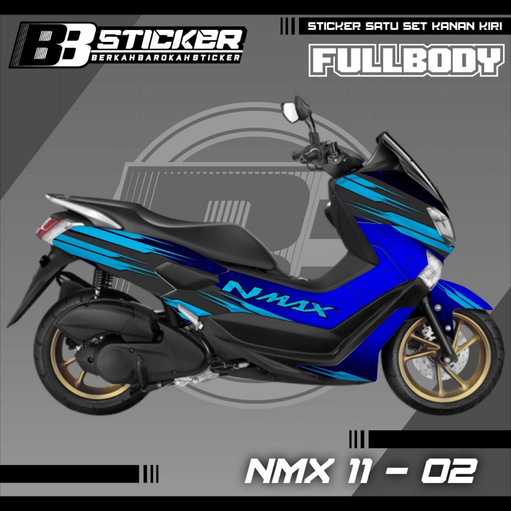 Jual Decal Sticker Yamaha NMAX 155 Old BISA HOLOGRAM Fullbody 2015-2019 ...