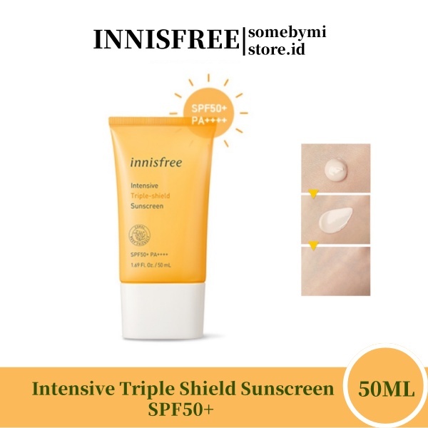 Jual Innisfree Intensive Triple Shield Sunscreen SPF50+ PA++++ 50ML Korean Original | Shopee ...