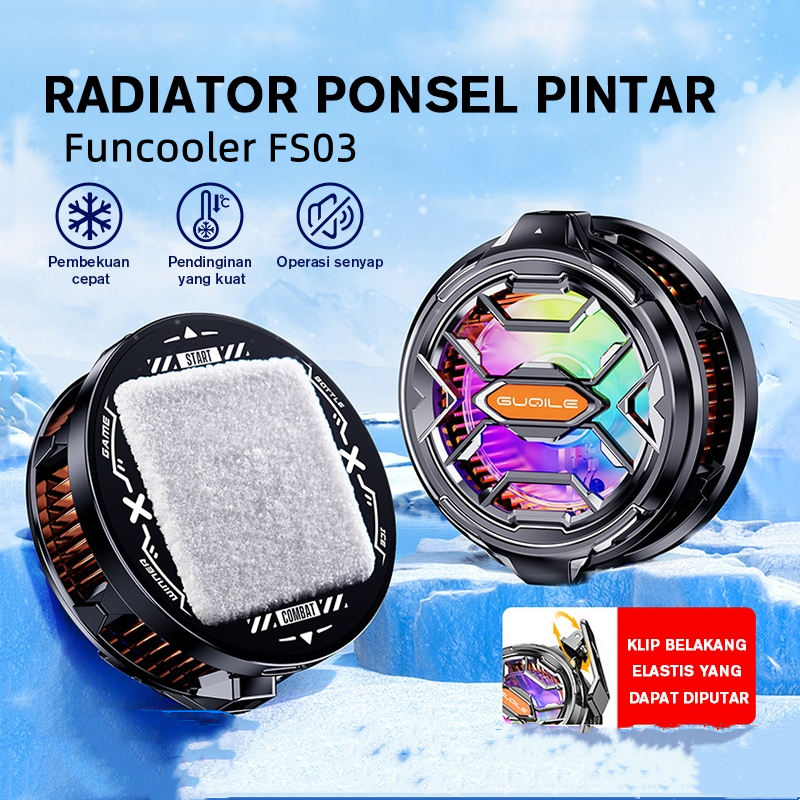 Jual Funcooler FS03 Fan Cooler HP Pendingin HP Tablet Cooling Fan ...