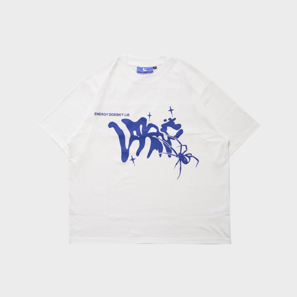 Jual Tshirt oversize Boxy Spider Broken White l kaos pria/wanita ...