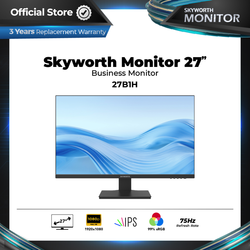 Jual Skyworth Monitor 27 Inch 75HZ 27B1H | Shopee Indonesia
