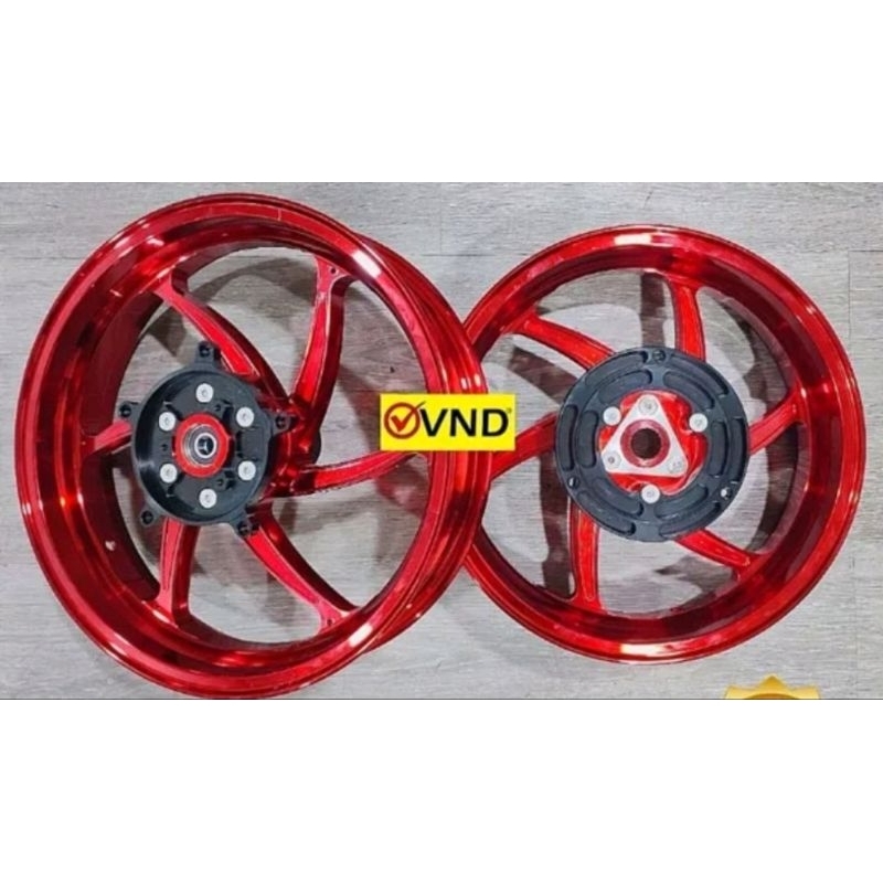 Jual velg six star vnd xmax 250 yamaha pelek 350 x 14 & 400 x 14 xmax ...