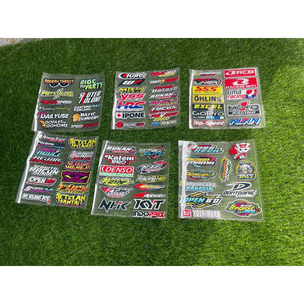 Jual STICKER PACK KATA KATA VIRAL TRANSPARAN / STICKER KATA-KATA ...