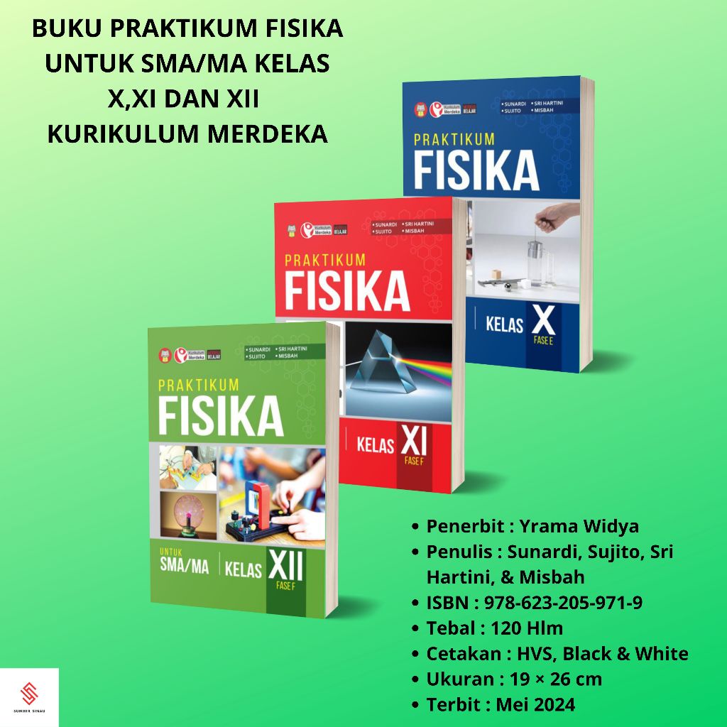 Jual Buku Praktikum Fisika SMA/MA Kelas X,XI,XII Kurikulum Merdeka | Shopee Indonesia