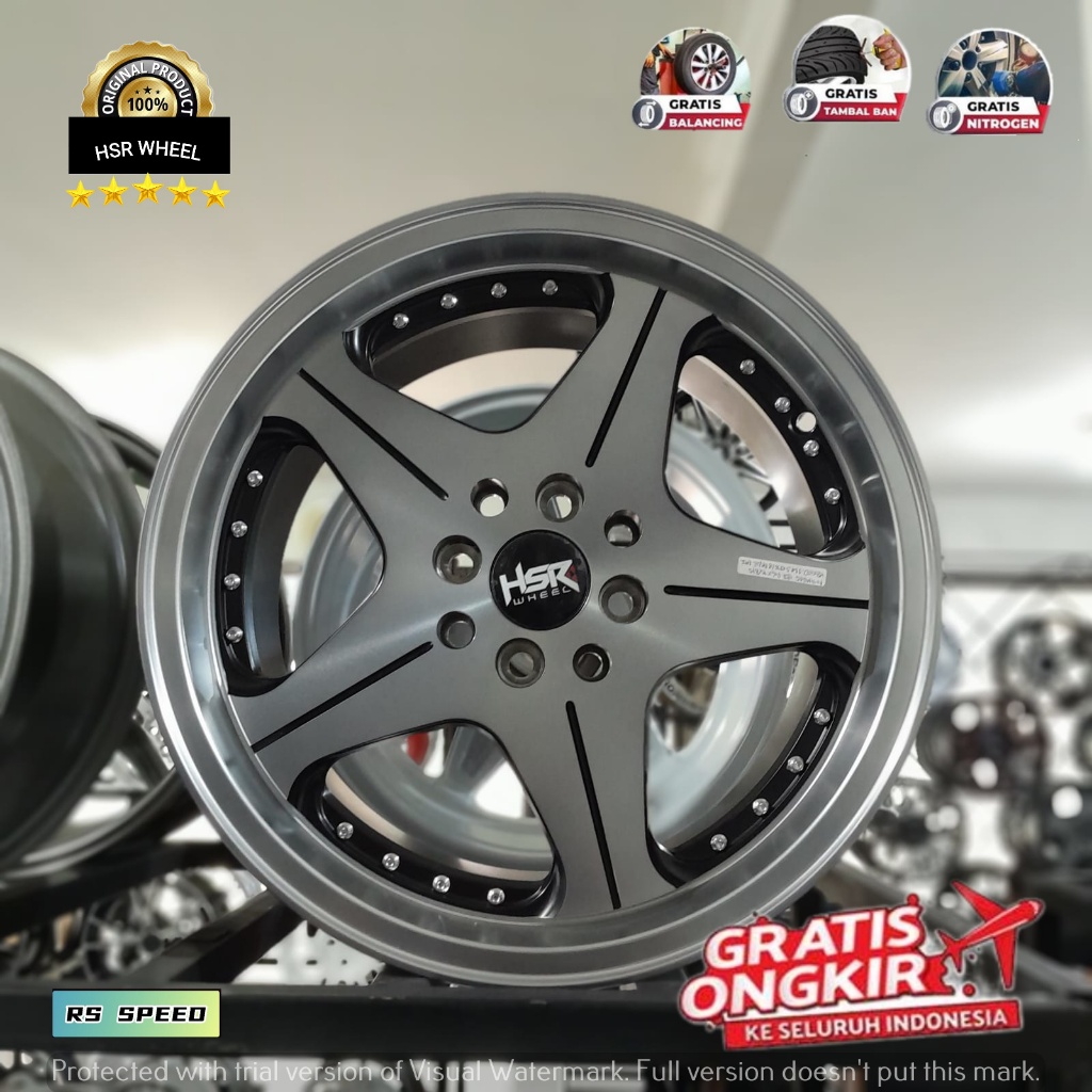 Jual Velg Pelg Mobil Racing HSR Untuk Mitsubishi ( Lancer, Mirage ...