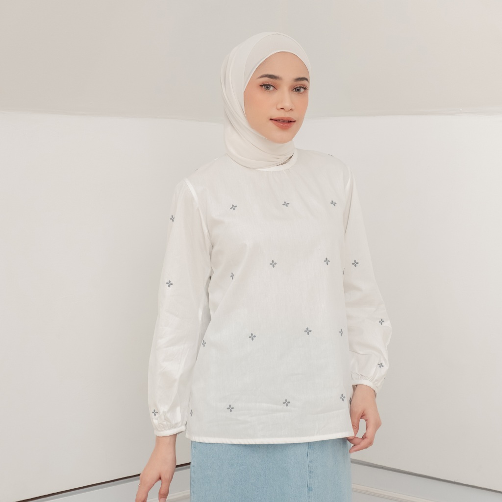 Jual GIYOMI ID - Nessa Blouse / Blouse Wanita/ Blouse Bahan Katun ...