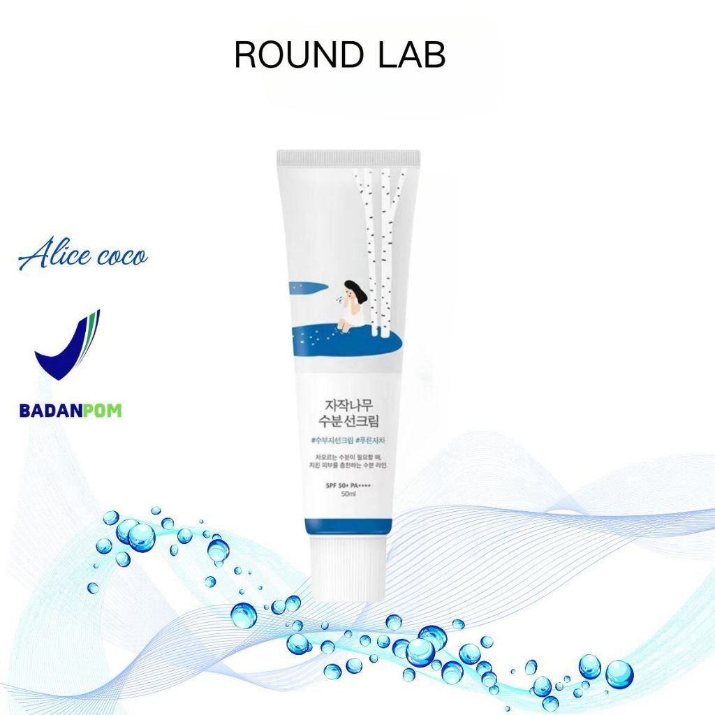 Jual Round Lab Sunscreen 50ml /Round Lab Birch Juice Moisturizing Sun ...