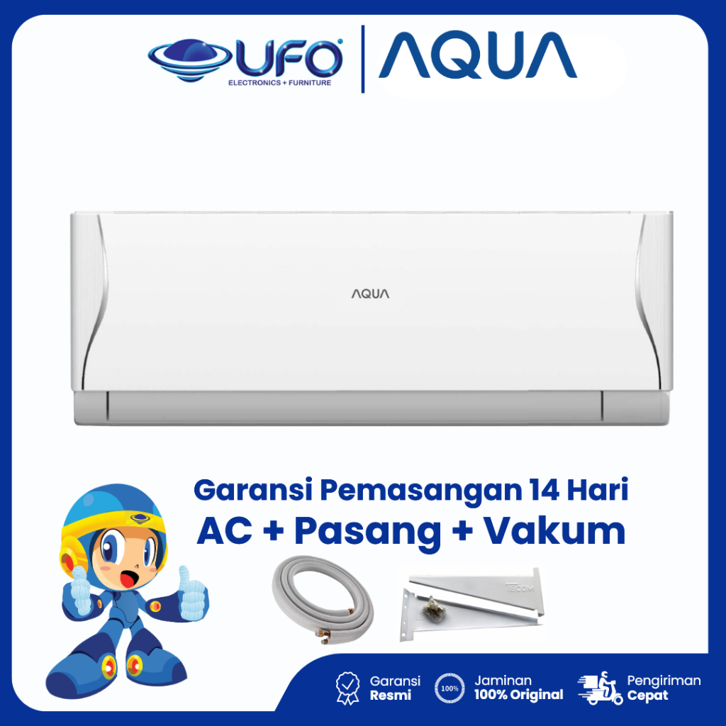 Jual AC AQUA 1 PK Split Standart Turbo Cool AQA-KR9FQDL | Shopee Indonesia