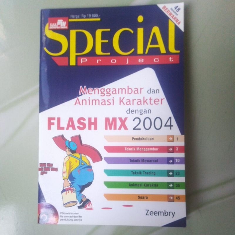 Jual Buku Komputer Special Project Menggambar dan Animasi Karakter dengan Flash MX 2004 | Shopee ...