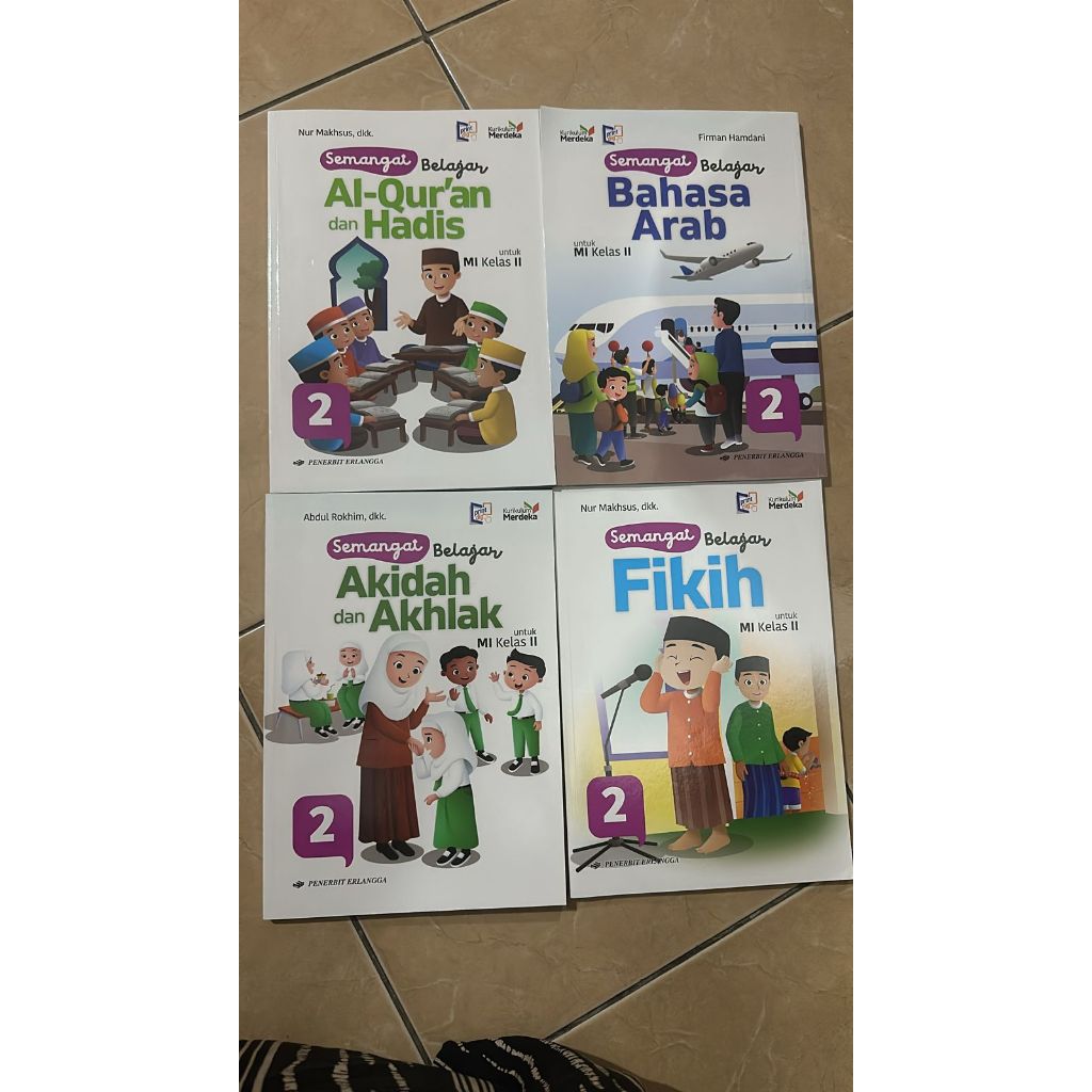 Jual SEMANGAT BELAJAR FIKIH,AKIDAH AHLAK,QURAN HADIST DAN BAHASA ARAB KURIKULUM MERDEKA KELAS 2 ...