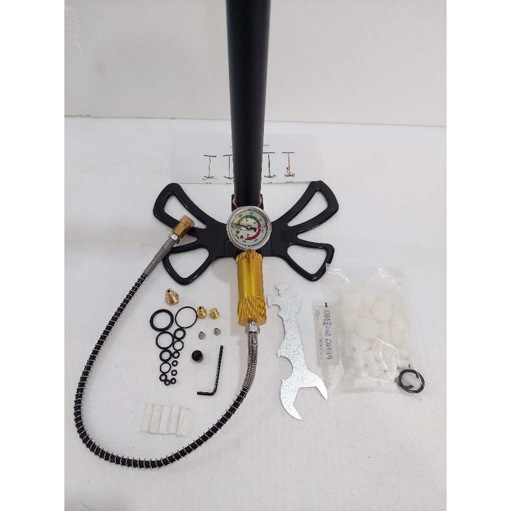 Jual POMPA P CP 4 stage BARRACUDA Manometer 6000 Psi bonus mini kupler ...