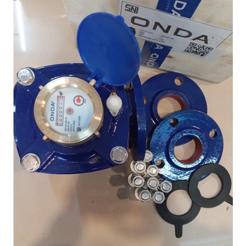 Jual Water Meter Onda 2 Inch Dn 50 mm / meteran air Onda 2 inch dn 50 ...
