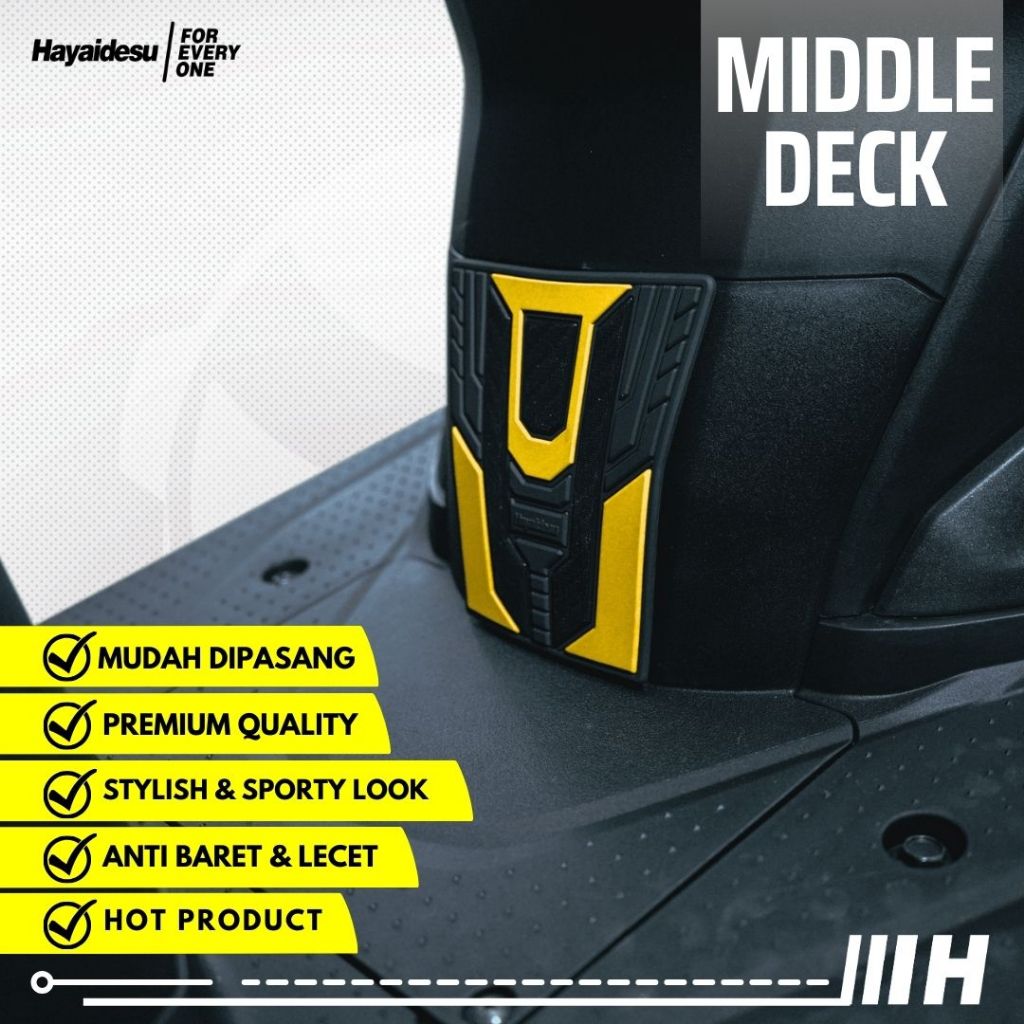 Jual Hayaidesu Vario FI / Click 160 Middle Deck Body Protector Cover ...