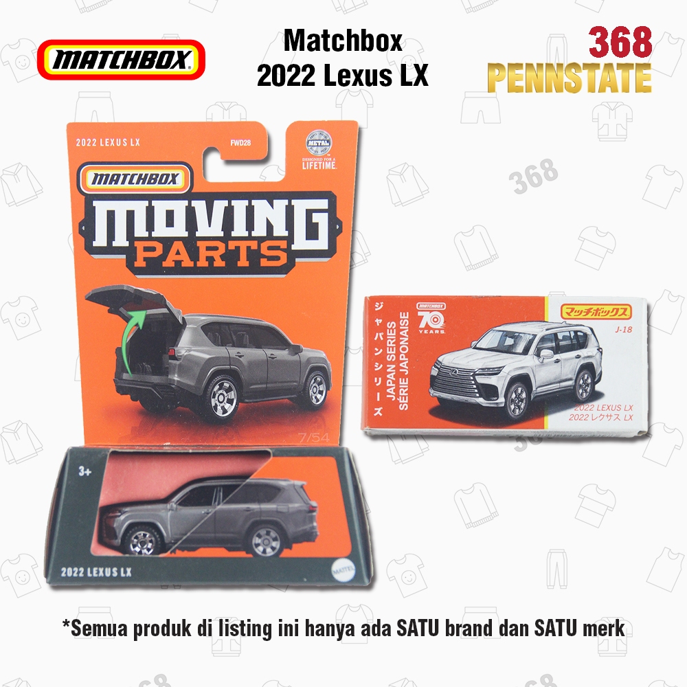 Jual Matchbox Original Diecast Model Real Car 2022 Lexus LX | Shopee ...
