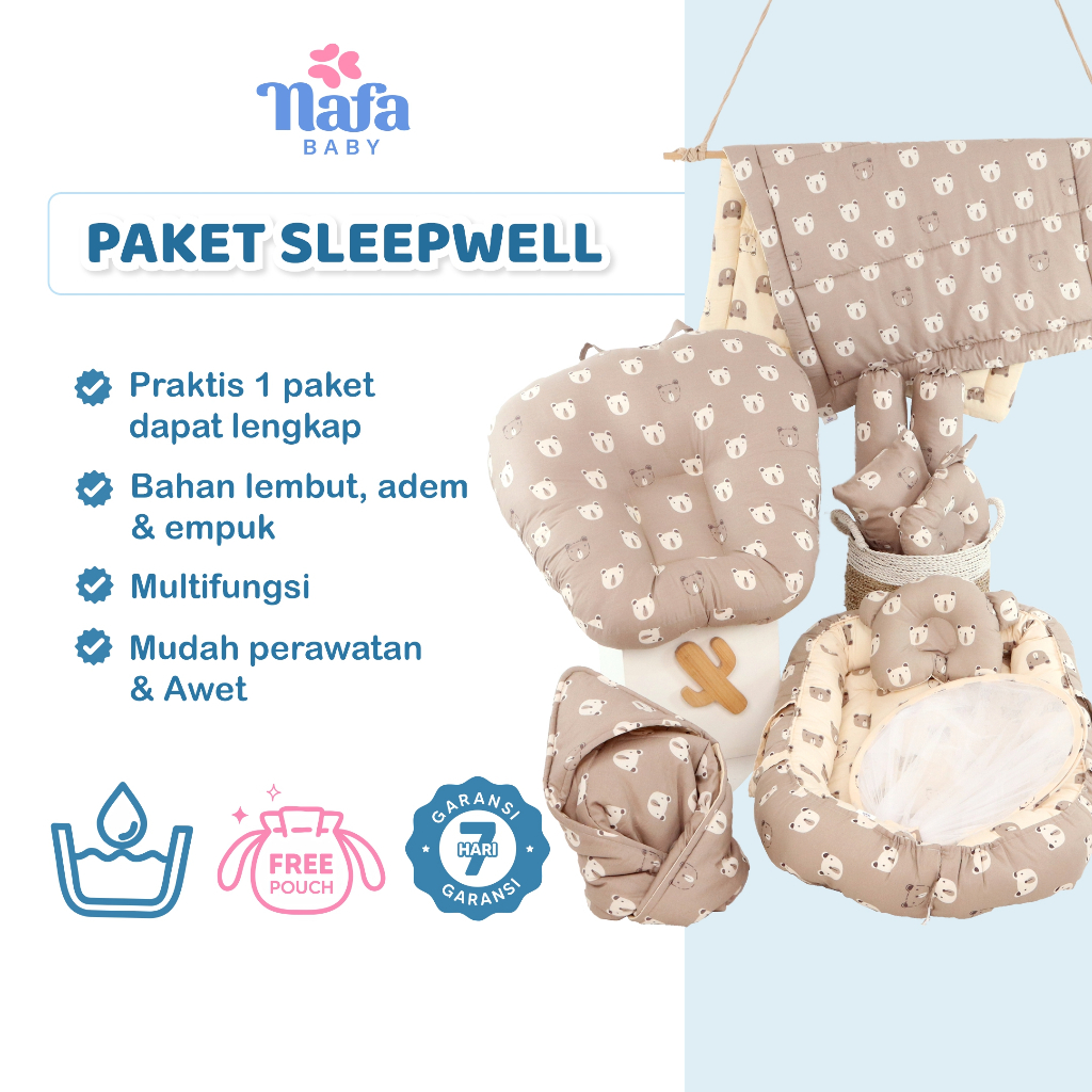 Jual NAFA BABY - Sleepwell Package | Bedcover Bayi Include Selimut Bayi ...