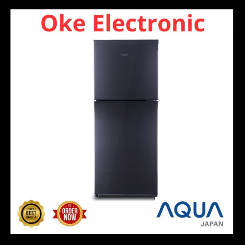 Jual KULKAS / LEMARI ES 2 PINTU AQUA AQR-D251 DG T3 | Shopee Indonesia