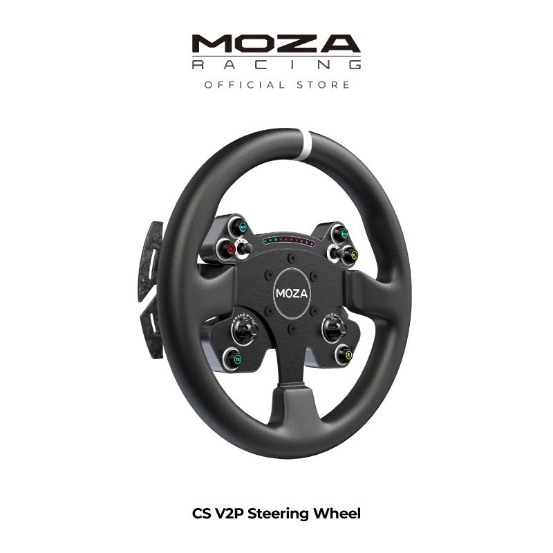Jual MOZA Racing CS V2P Racing Wheel | Racing Simulator Steering Wheel ...