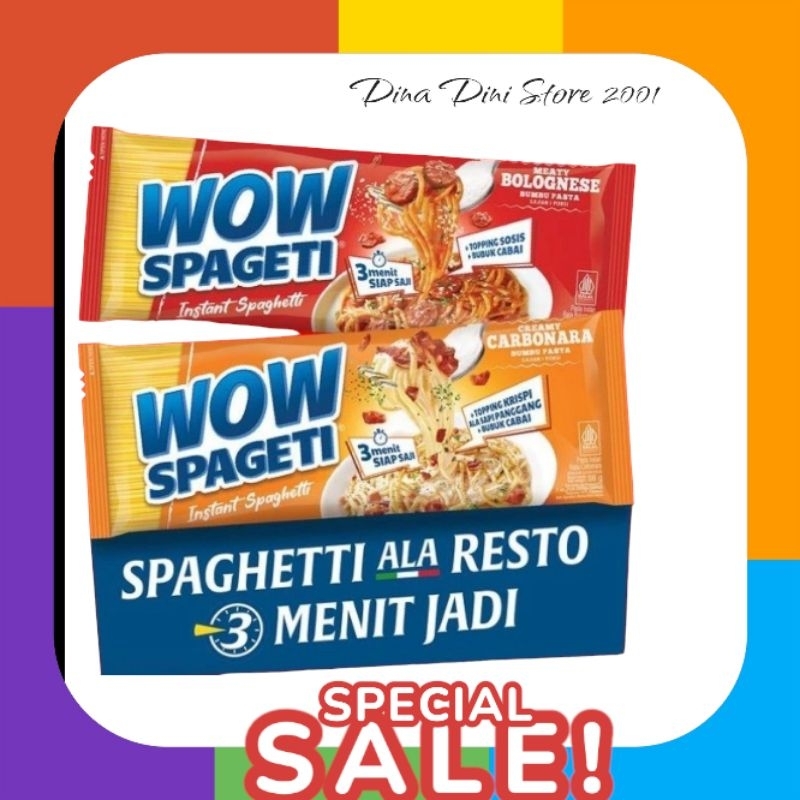 Jual Wow Spaghetti Ala Resto ( Mayora) | Shopee Indonesia