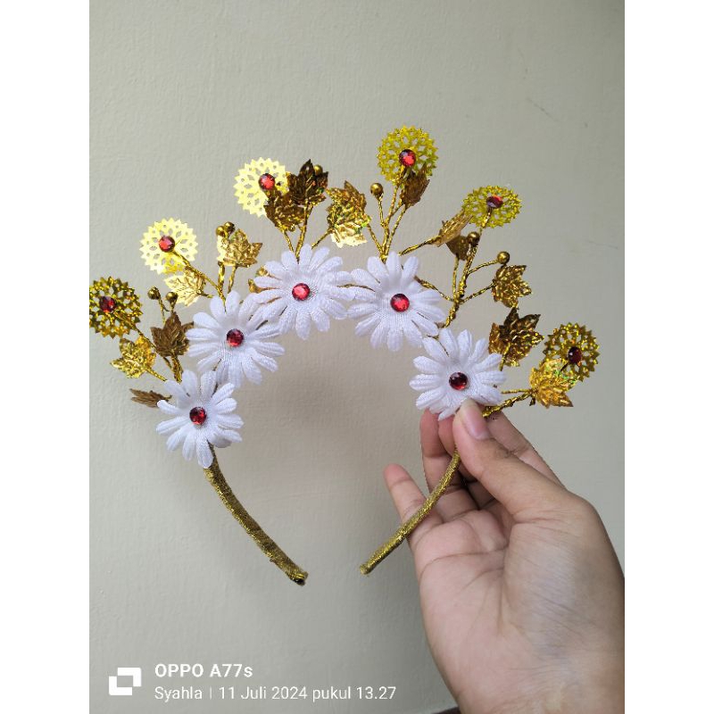 Jual bando mahkota bali model matahari bisa buat nari ulang tahun dan ...