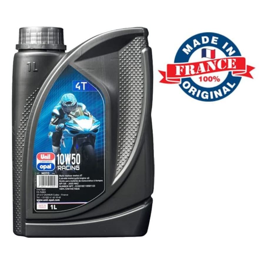 Jual Unil Opal 10W-50 Racing Full Synthetic Oli Motor 1 Liter Original ...