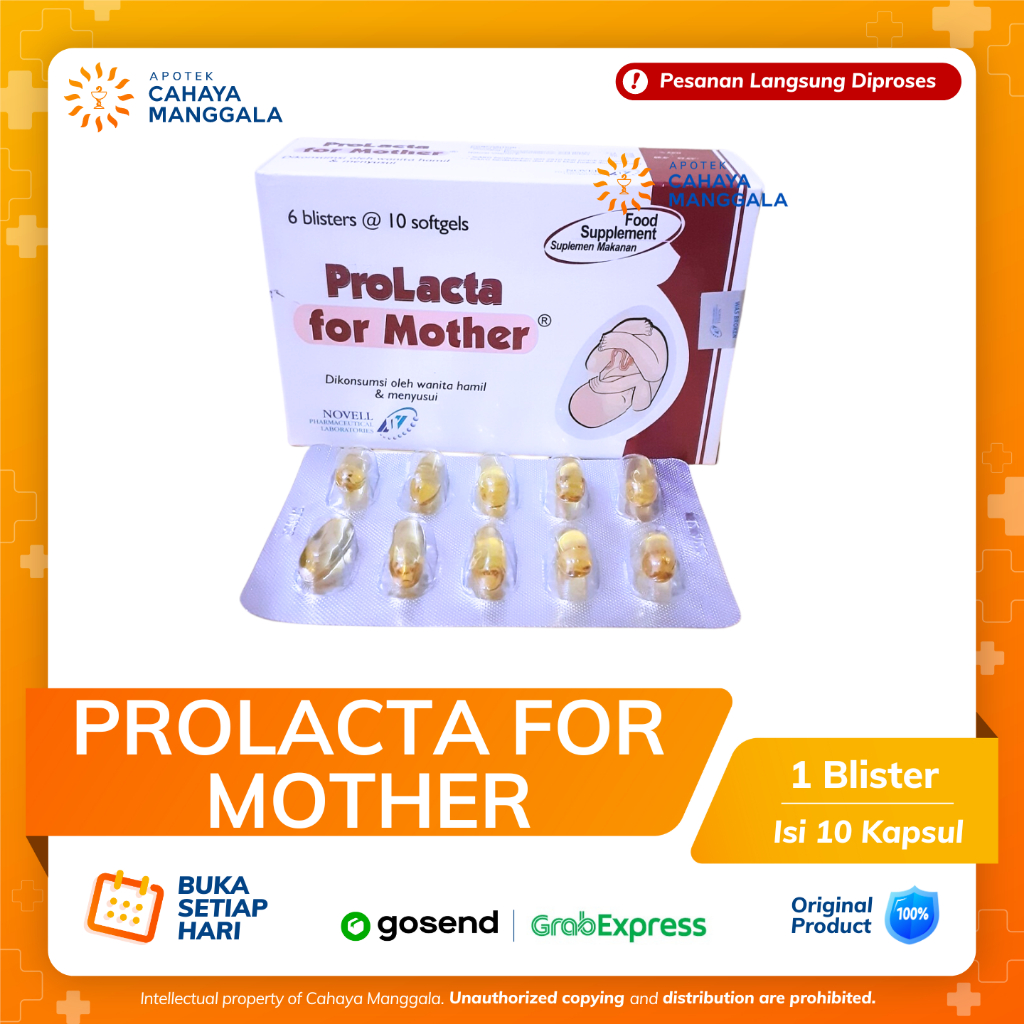 Jual PROLACTA FOR MOTHER PERSTRIP 10 SOFTGELS | Shopee Indonesia