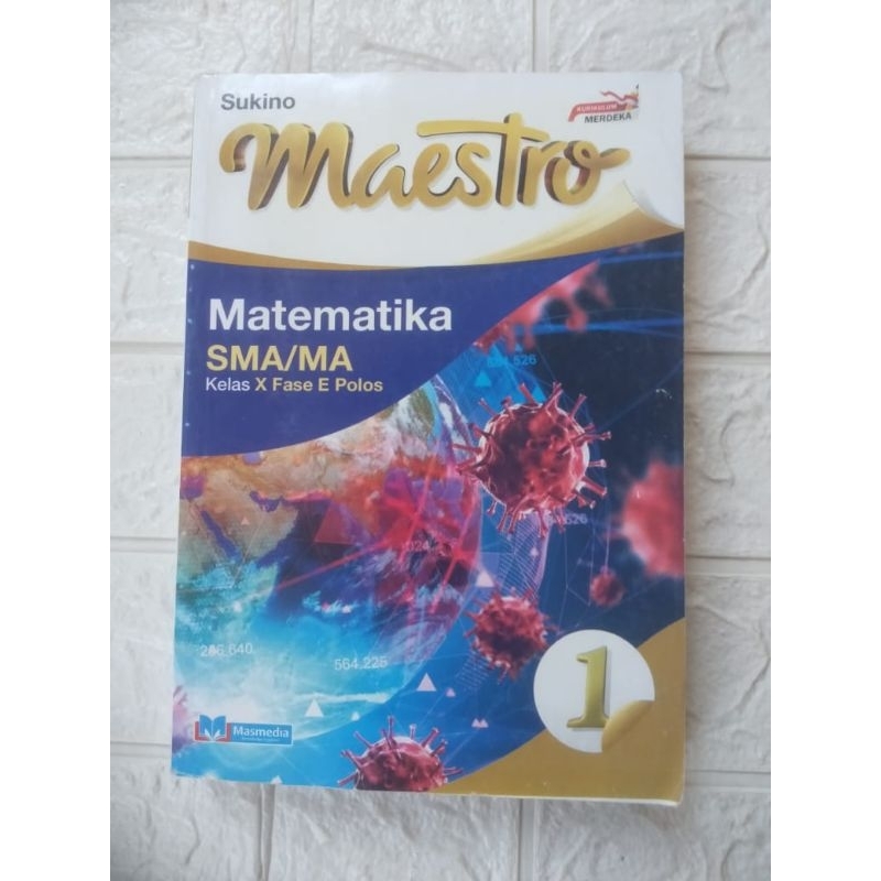 Jual maestro matematika sma/ma kelas 10 fase E polos kurikulum merdeka | Shopee Indonesia