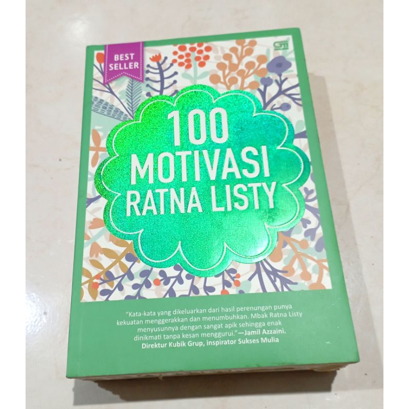 Jual ( OBRAL ) BUKU MOTIVASI // PENGEMBANGAN DIRI // 100 MOTIVASI RATNA LISTY // ORIGINAL ...