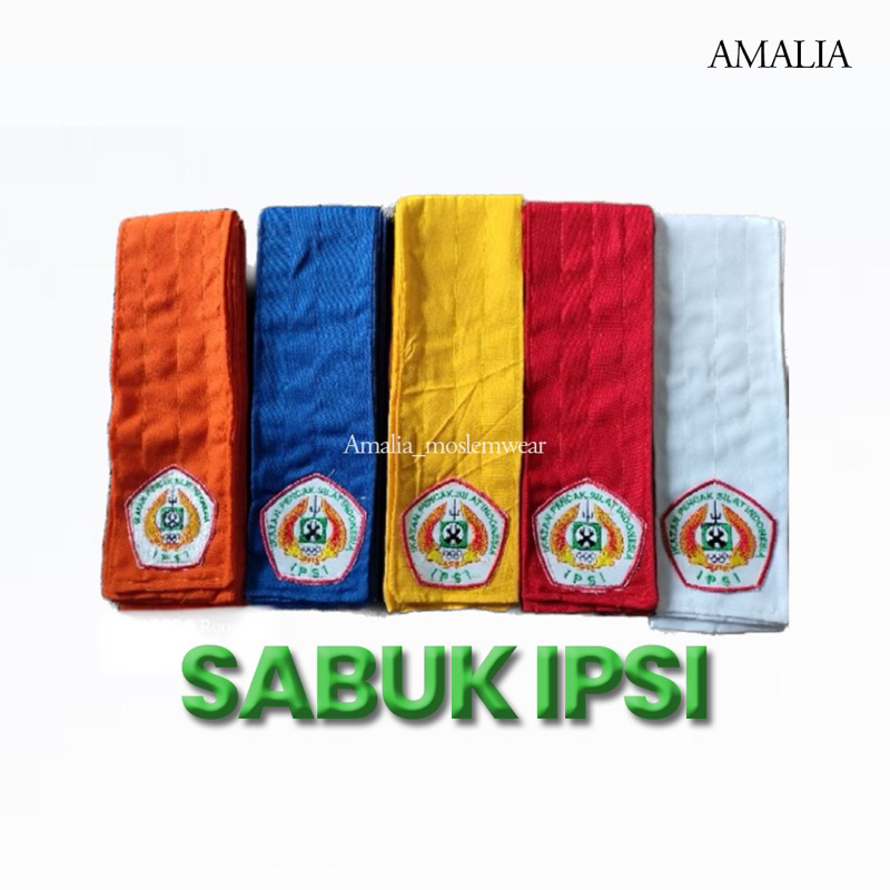 Jual Sabuk Silat IPSI Bed Bordir (Seragam Silat Amalia) | Shopee Indonesia