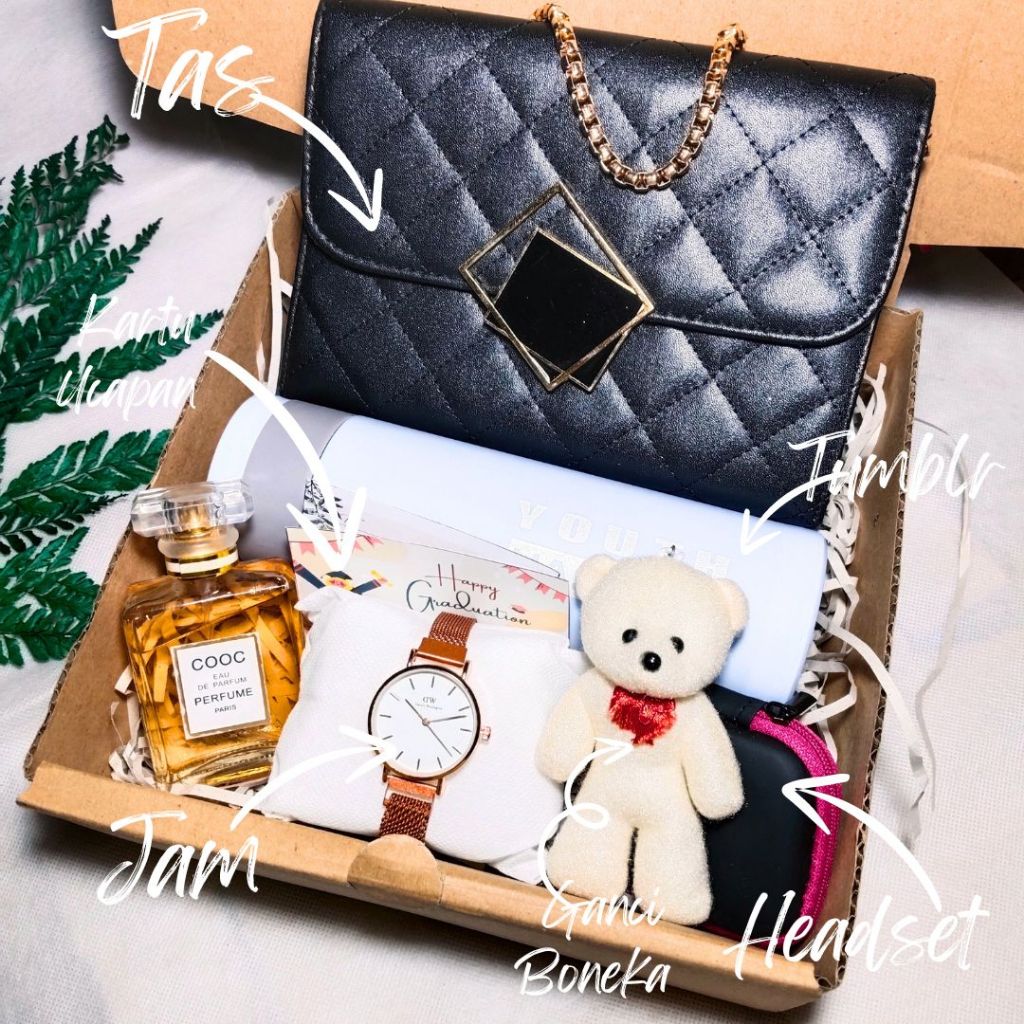 Jual PAKET SIMPEL kado hampers cewek wisuda ulang tahun valentine ...