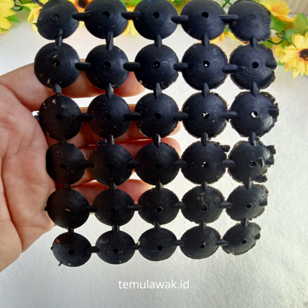 Jual Karet Paku Ring Payung Seng Asbes Hitam 1 Lembar Isi 30 Pcs ...