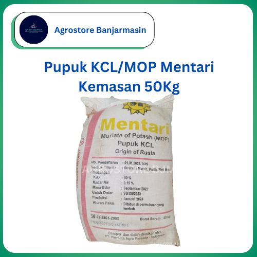 Jual Pupuk KCL/MOP Mentari kemasan 50Kg | Shopee Indonesia