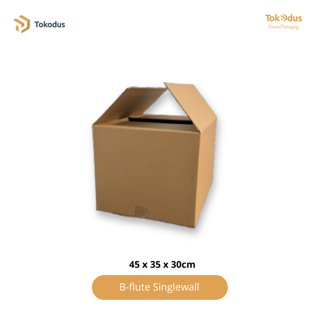 Jual Dus Box | Kardus Karton Polos Besar ukuran 45 x 35 x 30 cm ...
