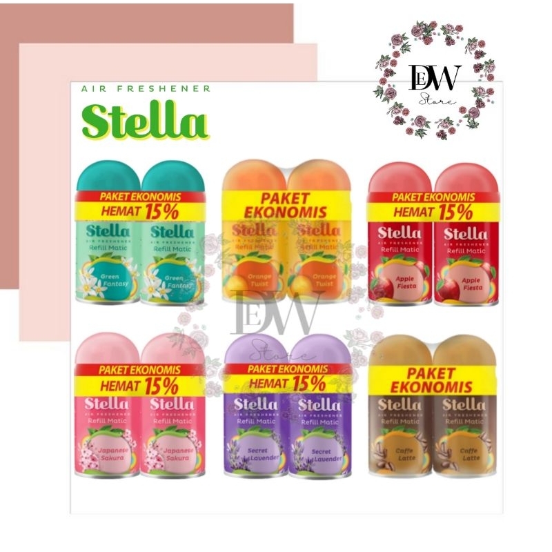 Jual Stella Matic Refill Paket Ekonomis 2 x 160ml | Shopee Indonesia