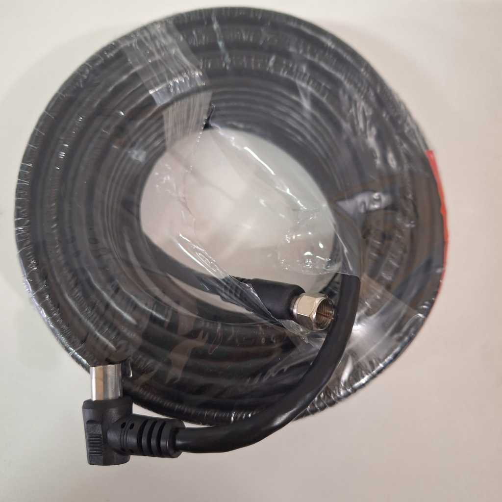 Jual kabel antena 15meter plus connector jack jantan dan konector drat ...