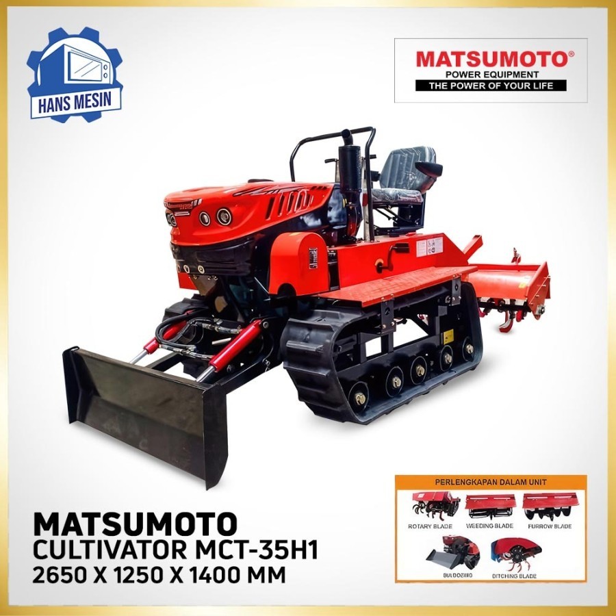 Jual Traktor Crawler Cultivator MCT 35 H1 Original Bergaransi | Shopee ...