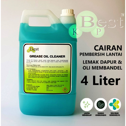 Jual GREASE OIL CLEANER (merk BEST) 4 liter | Shopee Indonesia