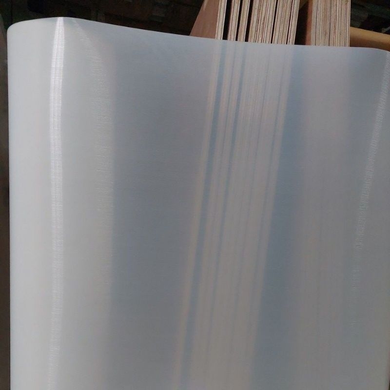 Jual Fiber Pagar Motif Salur Lurus Putih Susu Tebal Per Meter | Shopee ...