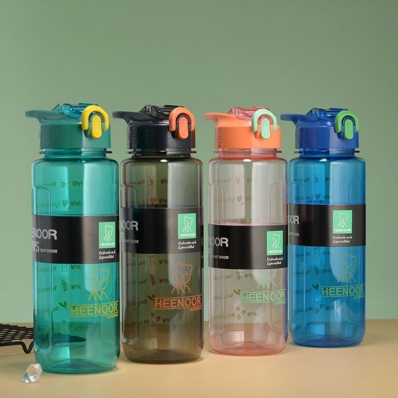 Jual botol minum transparan 1200 ml botol heenoor premium | Shopee ...