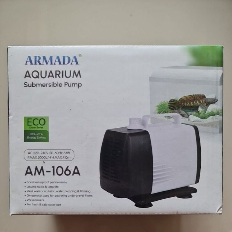 Jual Pompa Kolam / Pompa Celup / Pompa Hidroponik Armada AM 106A | Shopee Indonesia