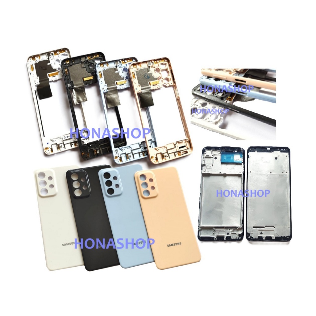 Jual TULANG BACK CASING HOUSING FULLSET SAMSUNG A23 4G A235F TUTUPAN ...